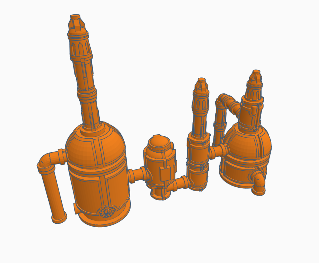 Free STL file Low Poly Sector Mechanicus for EPIC 🎲・3D printable object ...