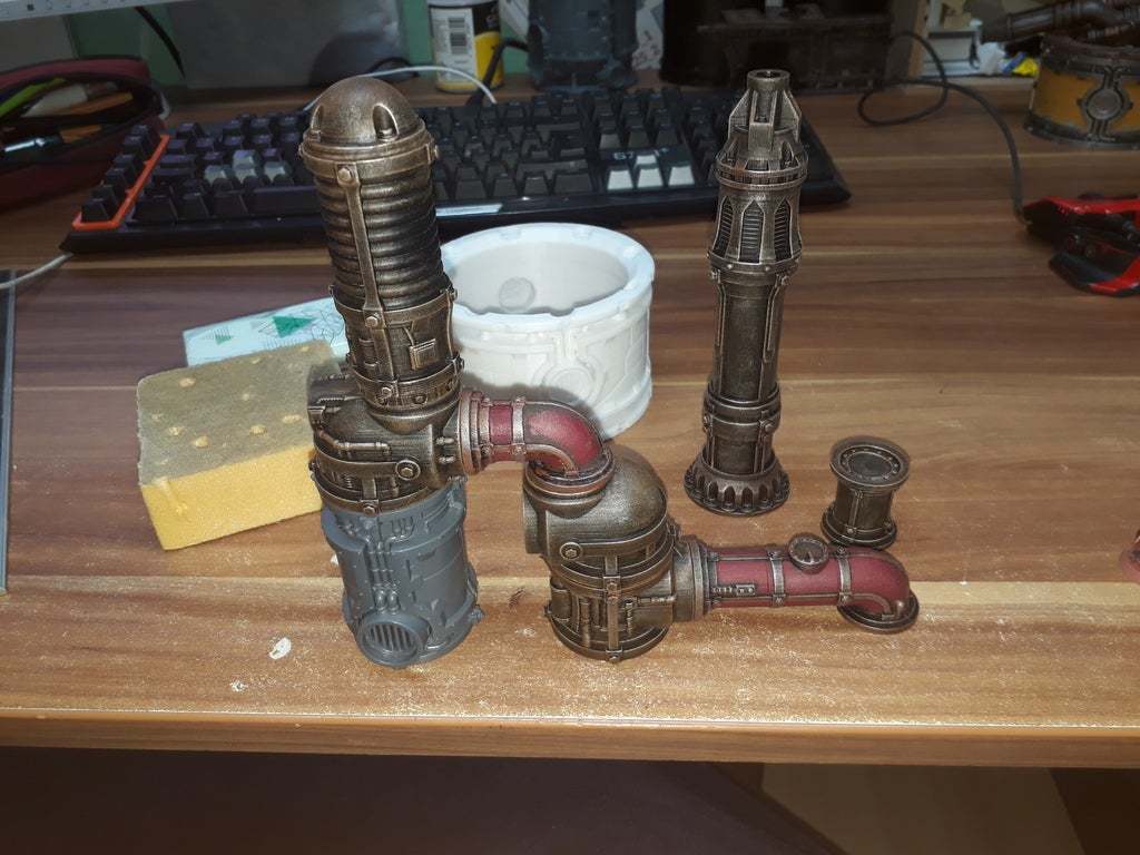 Download free STL file Smokestack addon for Sector Mechanicus • 3D ...