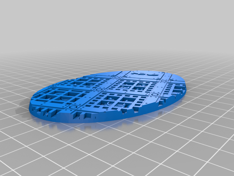 Free STL file Oval Bases "Walkway" 105x70mm・3D print object to download ...
