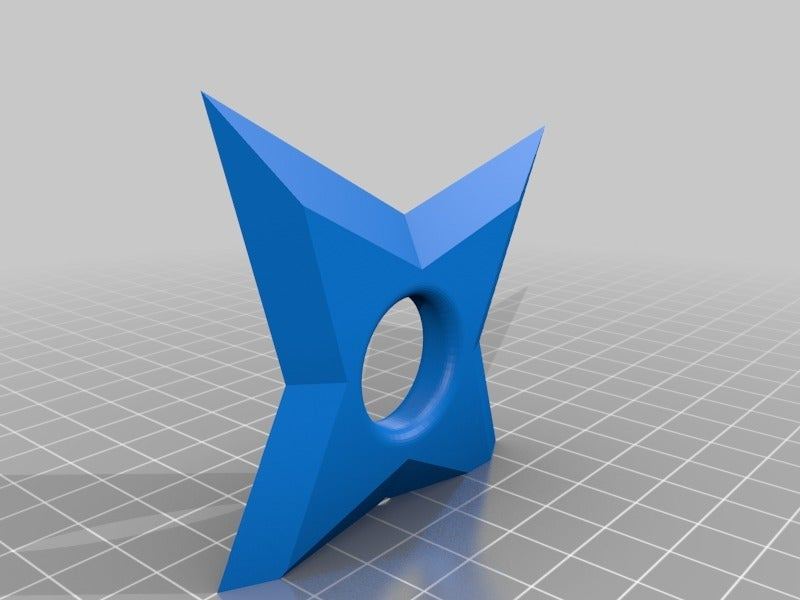 Free STL file Ninja throwing star fridge magnet・3D printing idea to ...