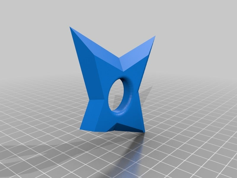 Free STL file Ninja throwing star fridge magnet・3D printing idea to ...
