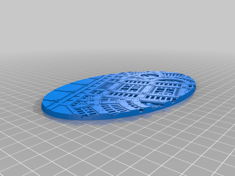 Free STL file Oval Bases "Walkway" 170x105mm・3D print design to ...