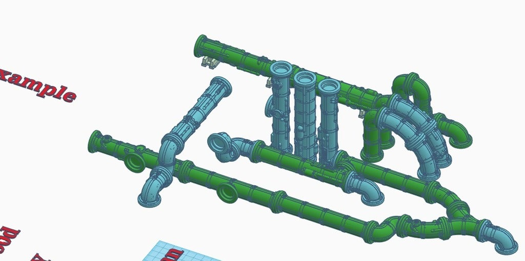 Download free STL file Modular Pipeline • 3D printable object ・ Cults