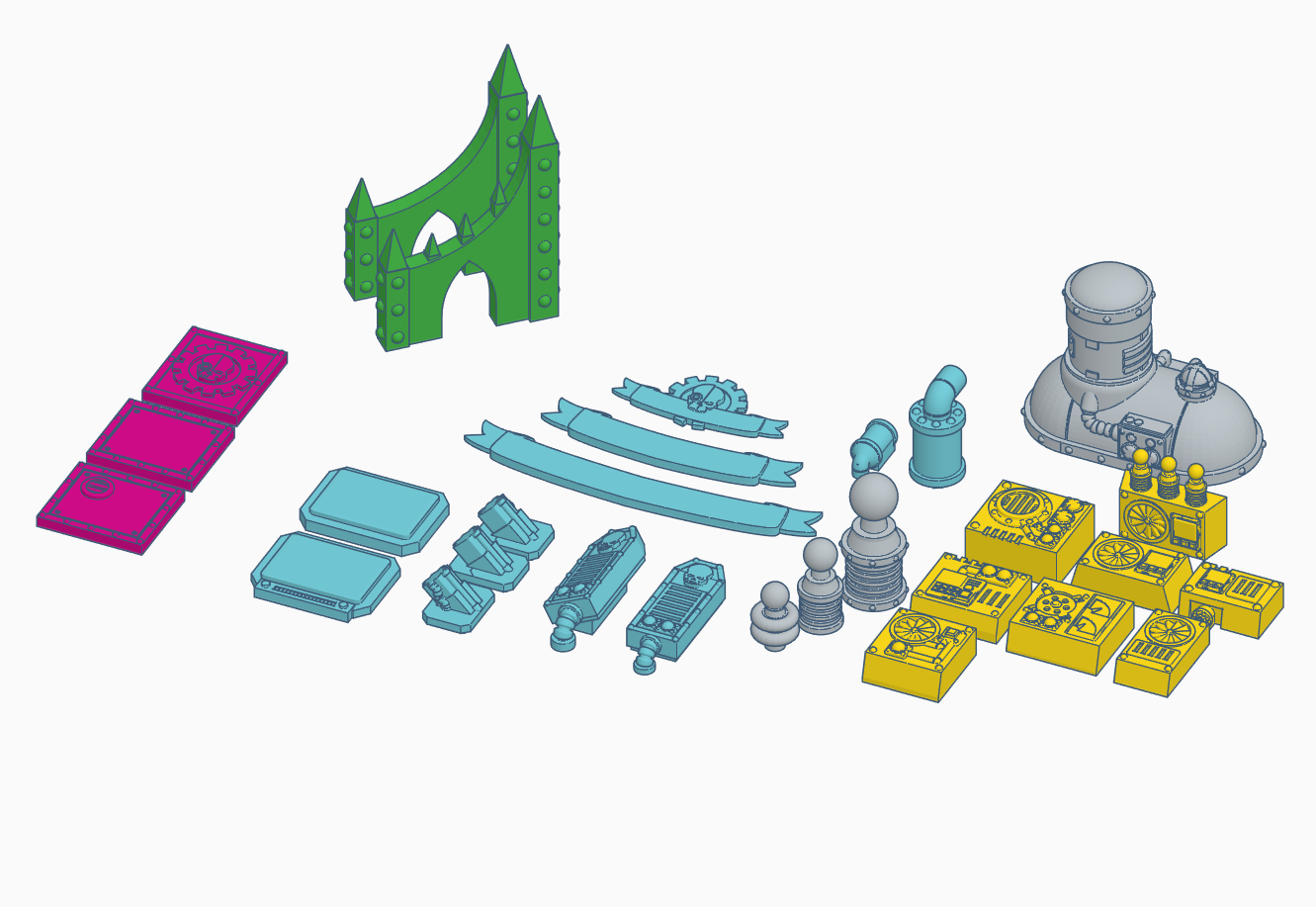 Free STL file Bitz for Scifi Builings 5 🎲・3D print model to download・Cults