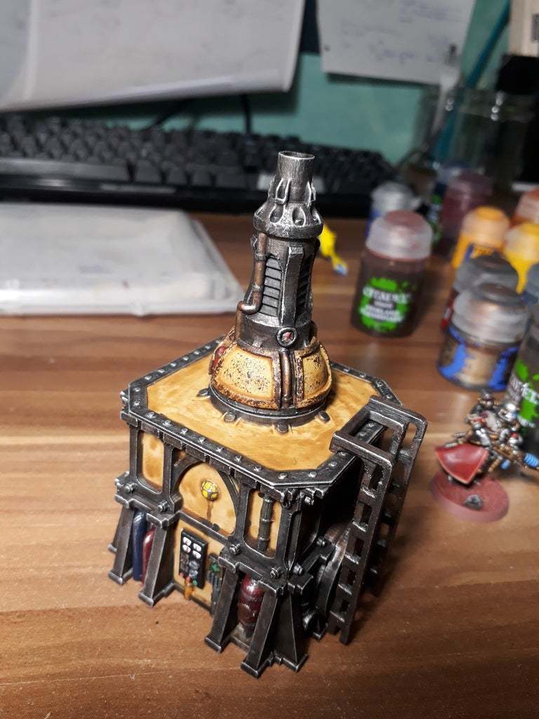 Free STL file Funnel/Chimneys for Sector Mechanicus 🎲・Template to ...