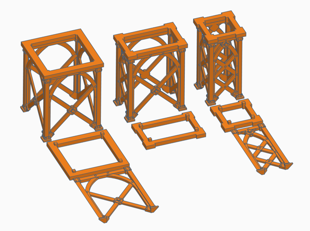 Free STL file Gothic Scaffolding ⚔・3D printing design to download・Cults