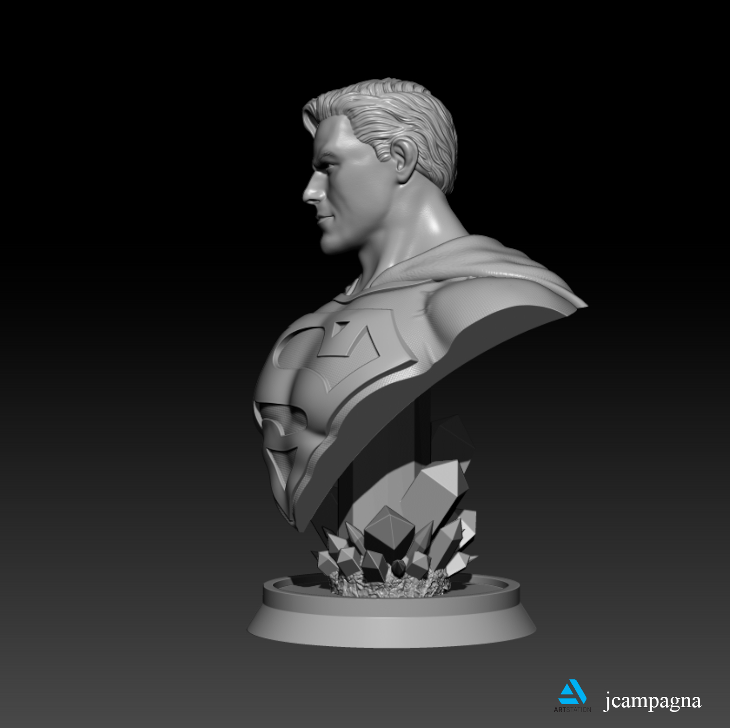 Download STL file Superman Bust - Alex Ross 3D print model • 3D ...