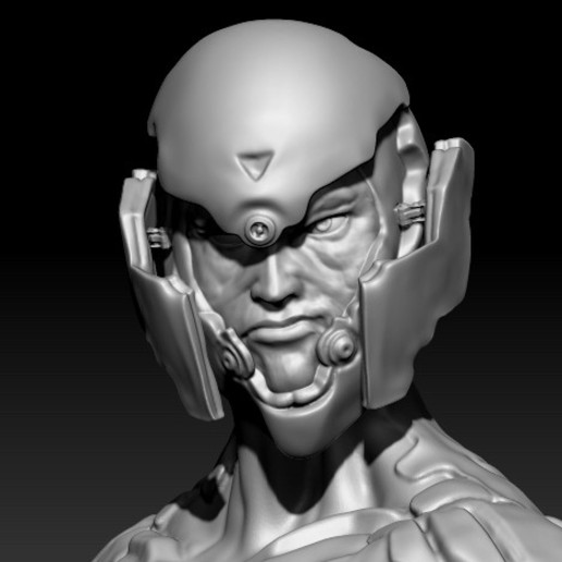 Download STL file Cyborg Ninja Metal Gear • 3D printable design ・ Cults