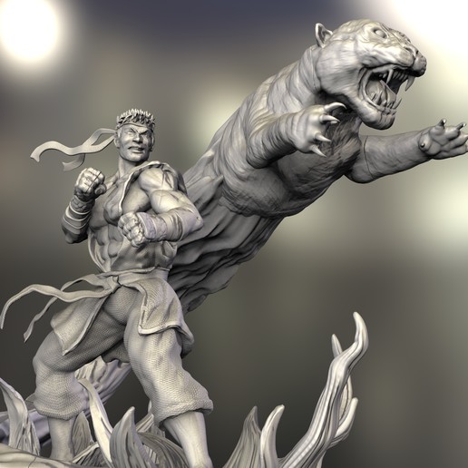 Download STL file RYU STREET FIGHTER • 3D printing template ・ Cults