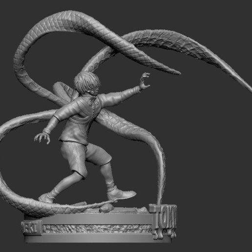 Download STL file TOKYO GHOUL (ken kaneki) • 3D printer template ・ Cults