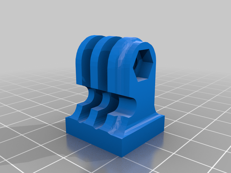 Free 3D file GoPro backpack no-slack vertical strap mount・3D printable ...