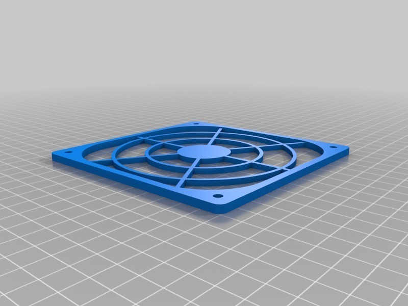 Free 3D file 120mm fan・Template to download and 3D print・Cults