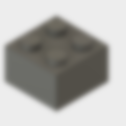 Download free STL file Fusion 360 2x2 Lego Block Generator • 3D ...