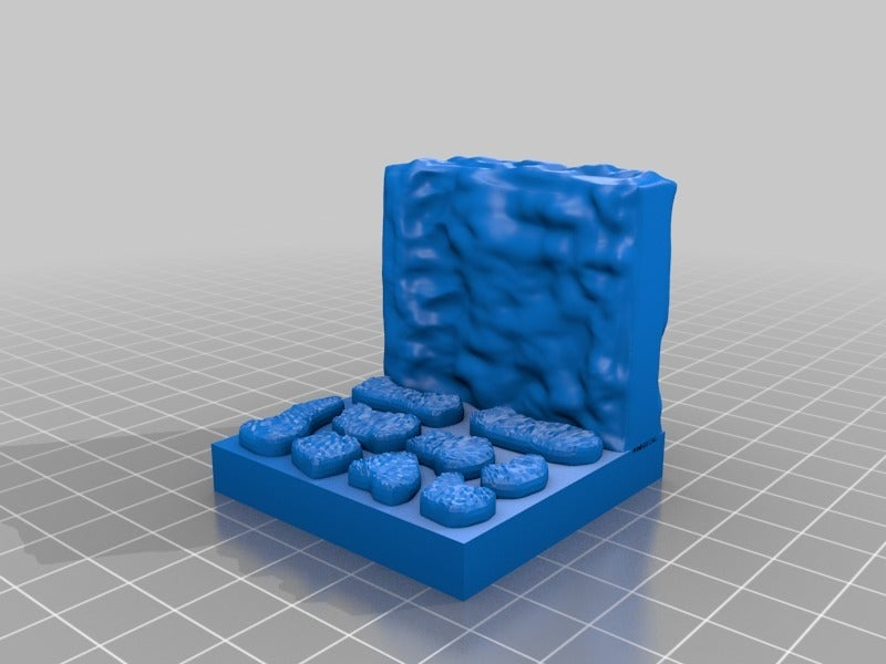 Free STL file Cavern Wall Tile 3・Object to download and to 3D print・Cults
