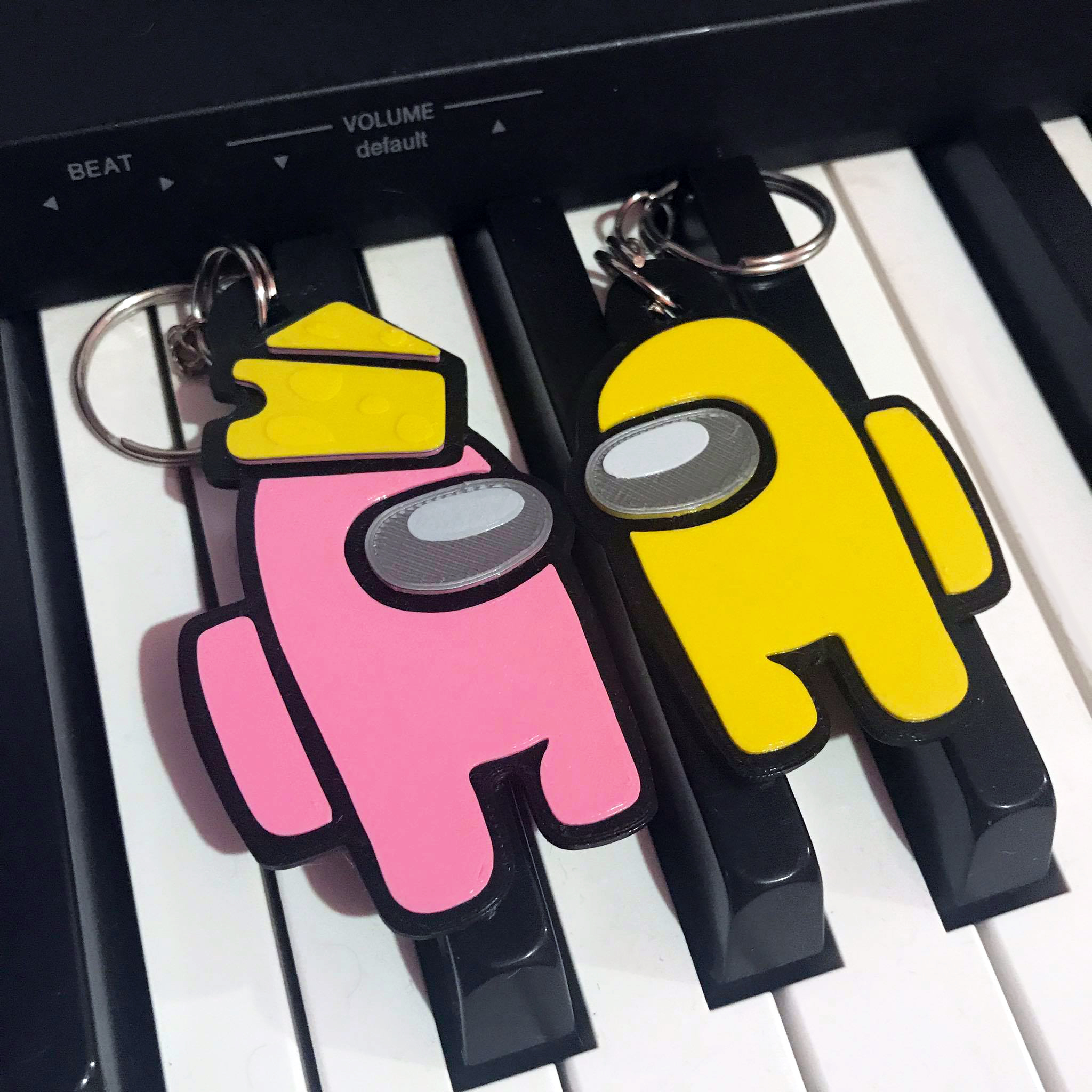 STL file Among Us keychain・Template to download and 3D print・Cults