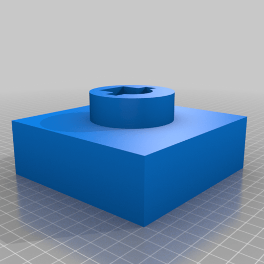 Download free SCAD file Rotating display "flat" version • Object to 3D ...