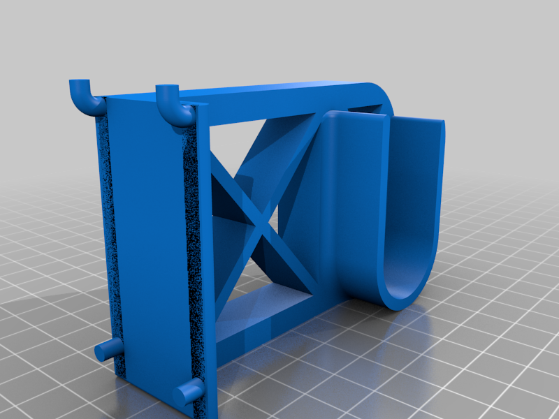 Free STL file Biltema Pegboard Paper Towel Holder for 25mm rod・3D print ...