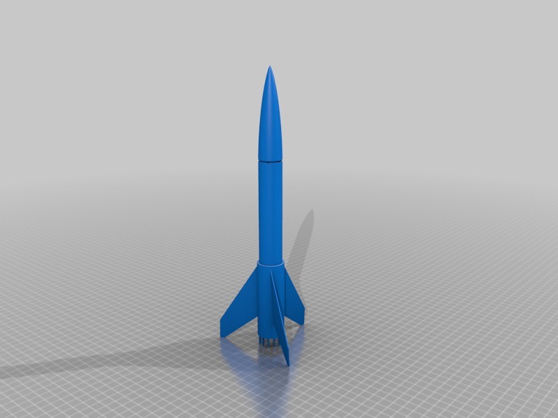 Free 3D file rocket 3・3D printer model to download・Cults