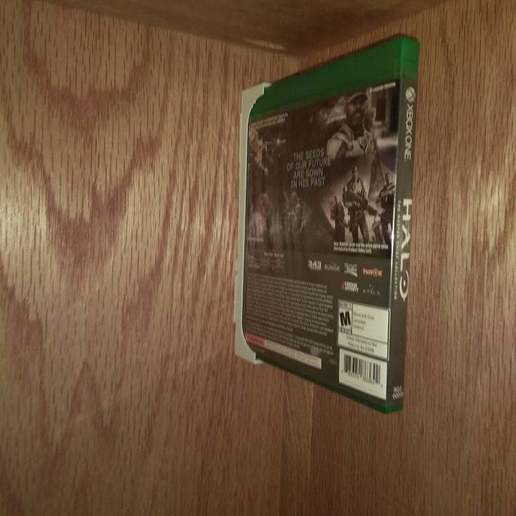 Download free STL file Xbox One Game Case Wall Mount • 3D printer ...
