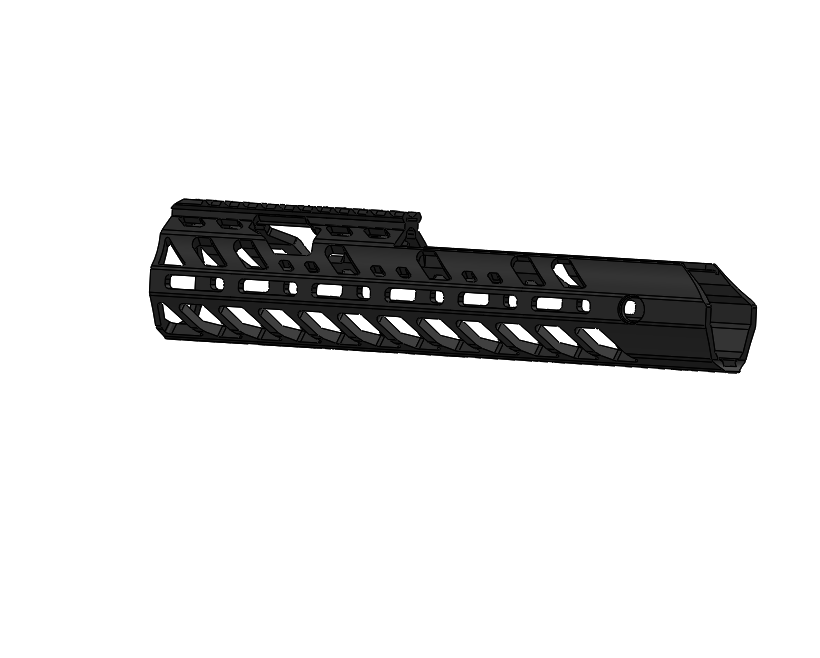 3D file Airsoft MCX Handguard Type 2・Template to download and 3D print ...