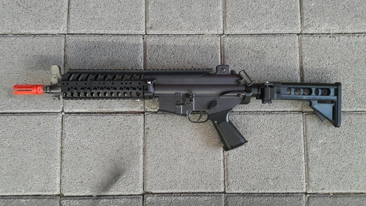 3D file LR300 Style Airsoft Stock 🔫・3D printable model to download・Cults