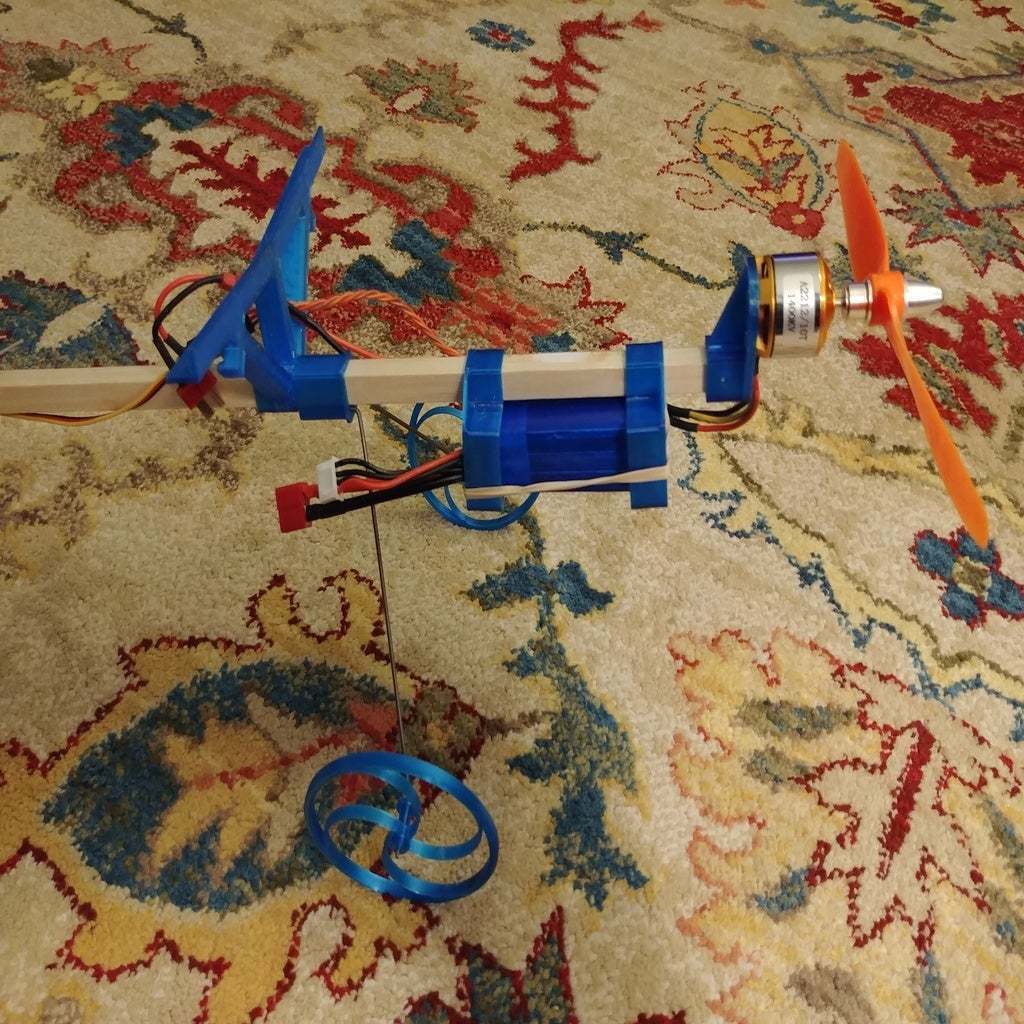 Free STL file Slow Stick RC Airplane 🛩️・3D printer design to download・Cults