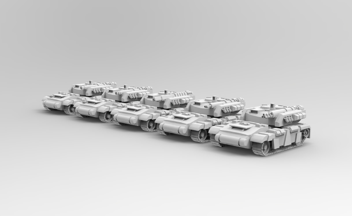 OBJ file Sentry Medium Tank・3D print design to download・Cults