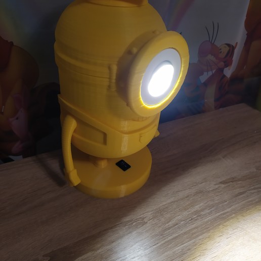 Download STL file Minion lamp • 3D printer object ・ Cults