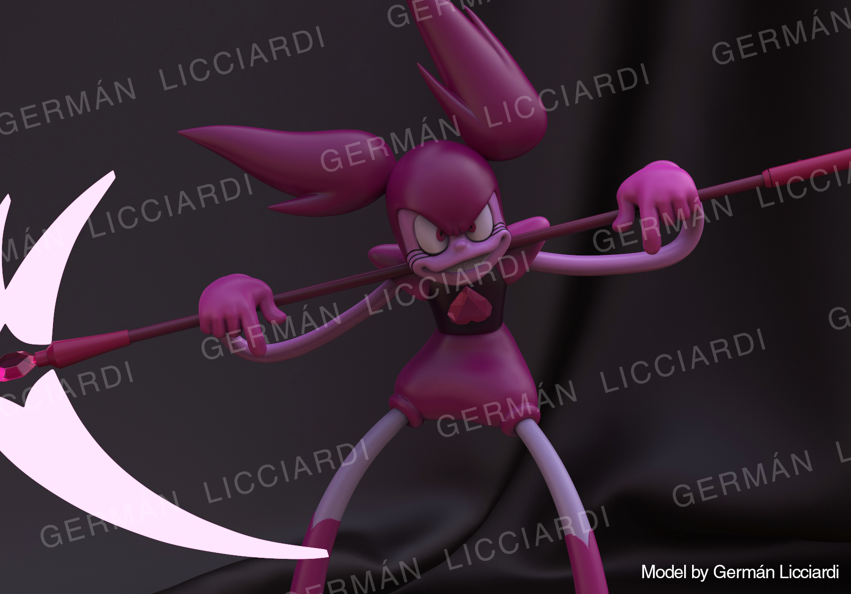 Download STL file Spinel- Steven Universe • 3D printer design ・ Cults