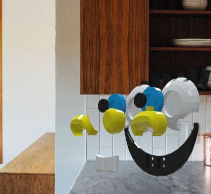 3D file SPONGEBOB (SPONGE-HOLDER) COLOR-CODED PIECE FOR BETTER DETAILS ...