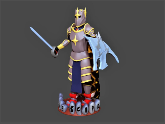 STL file RUNESCAPE OSRS PERSONAL USE ONLY・3D printing template to ...