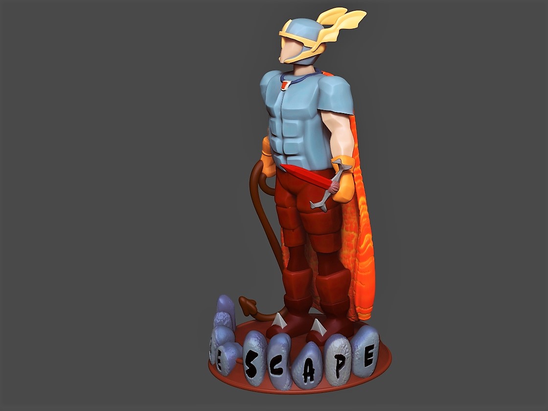 STL file RUNESCAPE OSRS PERSONAL USE ONLY・3D printing template to ...