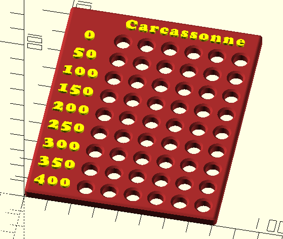 Free 3D file Carcassonne Scoring board・3D printable model to download・Cults