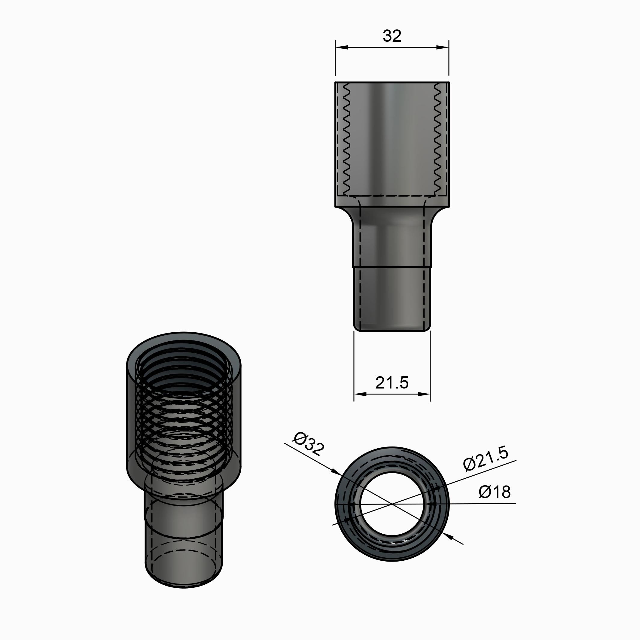 STL file overflow for sink plug・3D printing template to download・Cults