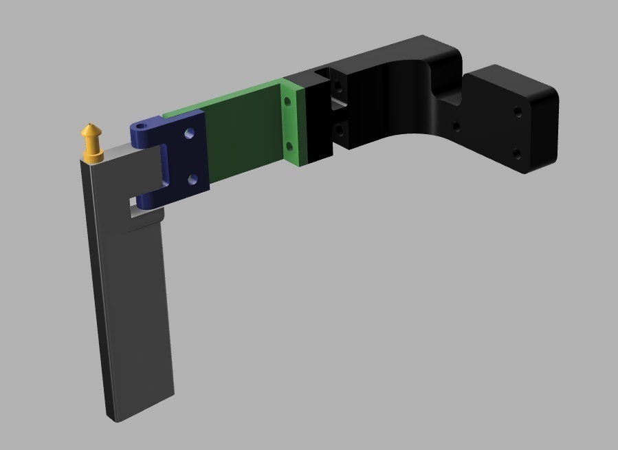 Free 3D file FT011 Feilun RC Boat alu rudder support (center)・Design to ...