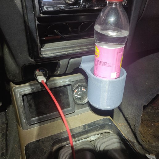 Download STL file Mitsubishi L200 clip-on ashtray cup holder (Triton ...