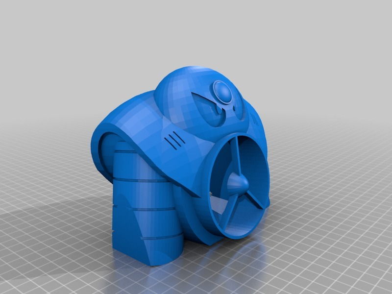 Free 3D file Air Man Bust Desk Fan・3D printing design to download・Cults
