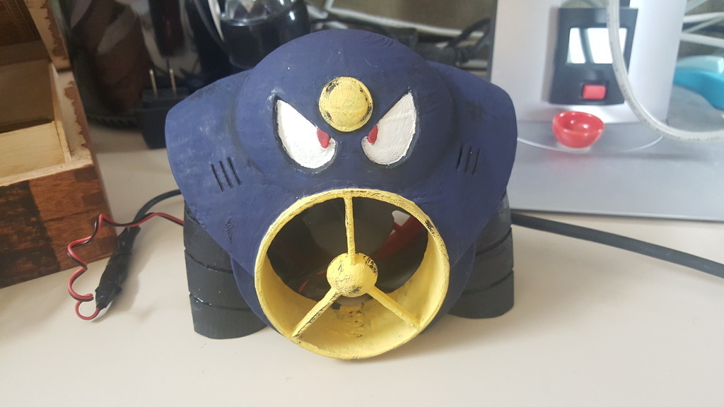 Free 3D file Air Man Bust Desk Fan・3D printing design to download・Cults