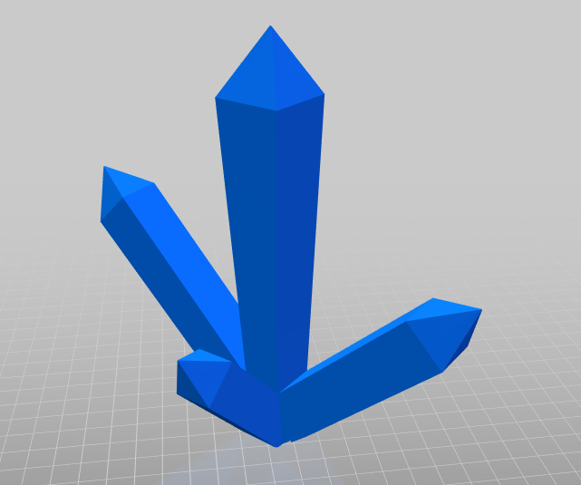 Free STL file Crystals・3D printing model to download・Cults
