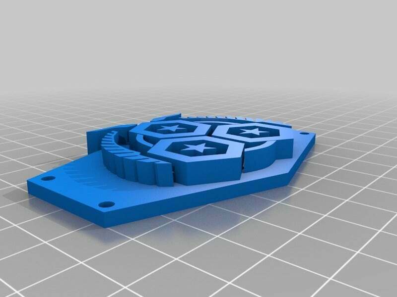 Free STL file 405th Regiment Jacket Badge・3D printer design to download ...