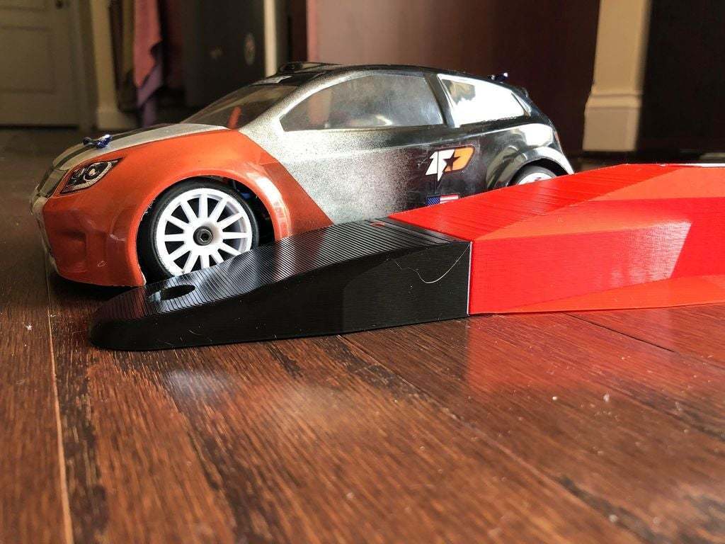 Free STL file RC Track Barrier compatible with Mini-Z foam border 🚁・3D ...