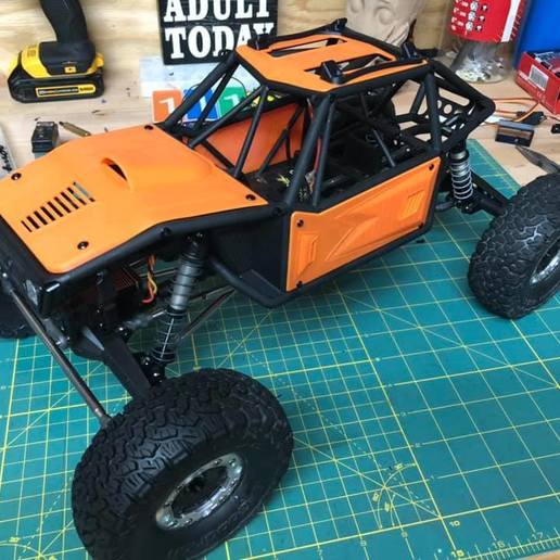 Download STL file Axial Capra Body Panels • 3D printing design ・ Cults