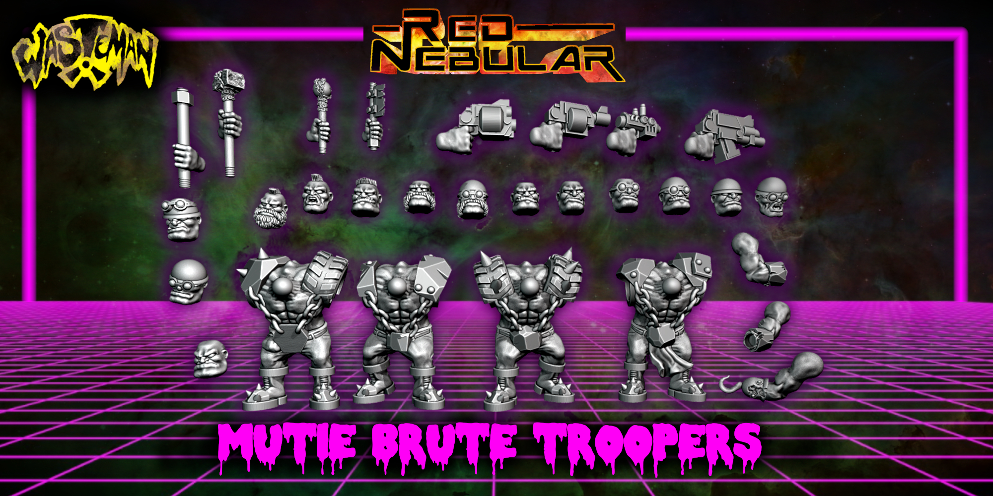 3D file Mutie Brute Troopers・3D print design to download・Cults