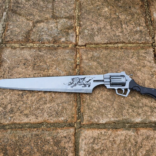 Download STL file Gunblade Revolver - FInal Fantasy 8 • 3D print model ...