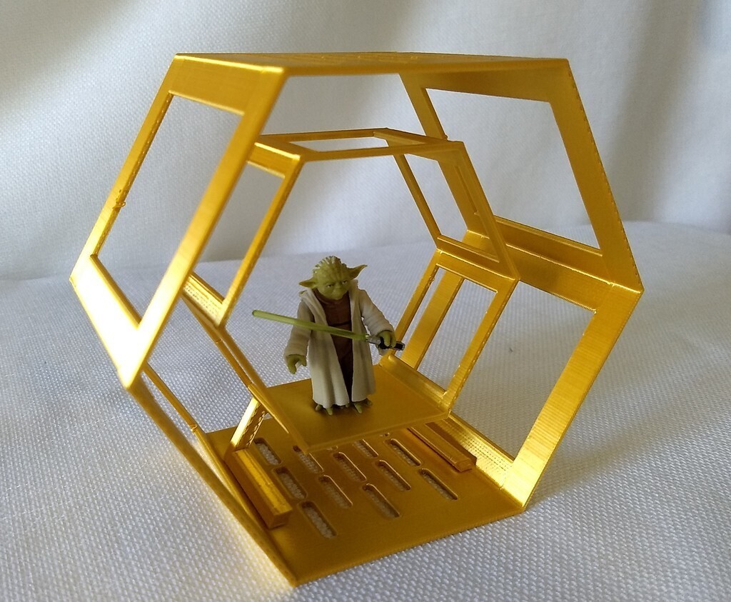 Free STL file HexCell Modular Display Stand System 🏠・Template to ...