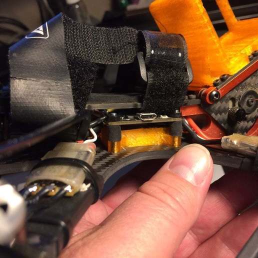 Download free STL file RDQ Mach 2 VTX Under Stack Mount • 3D printer ...