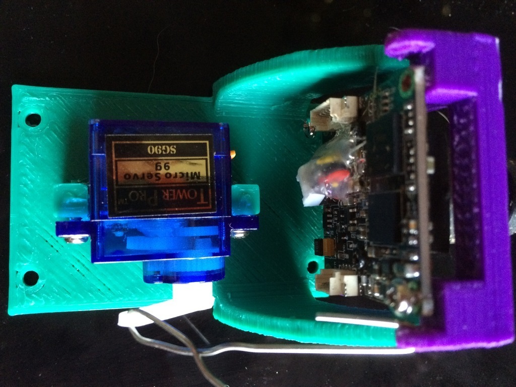 Free 3D file Camera mount with servo tilt・3D printing template to ...