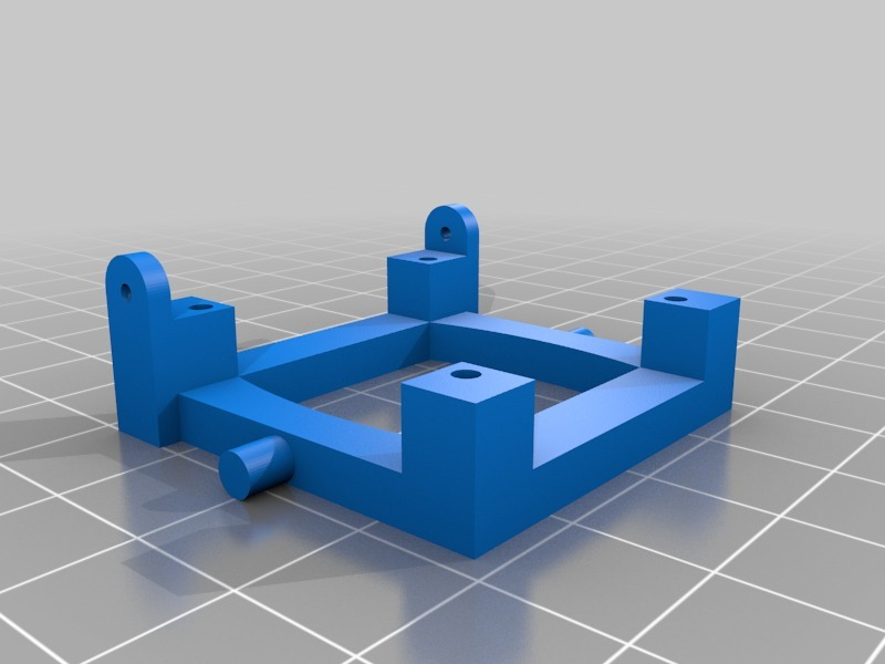 Free 3D file Camera mount with servo tilt・3D printing template to ...
