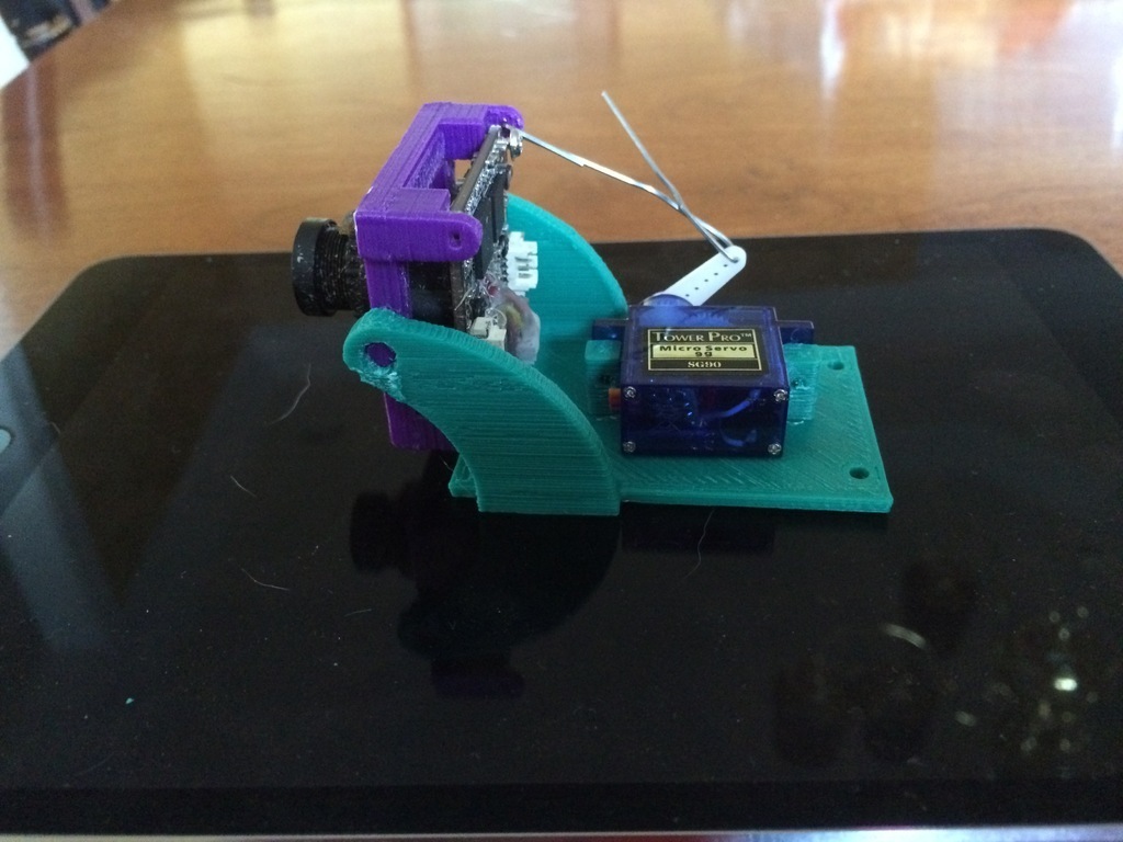 Free 3D file Camera mount with servo tilt・3D printing template to ...