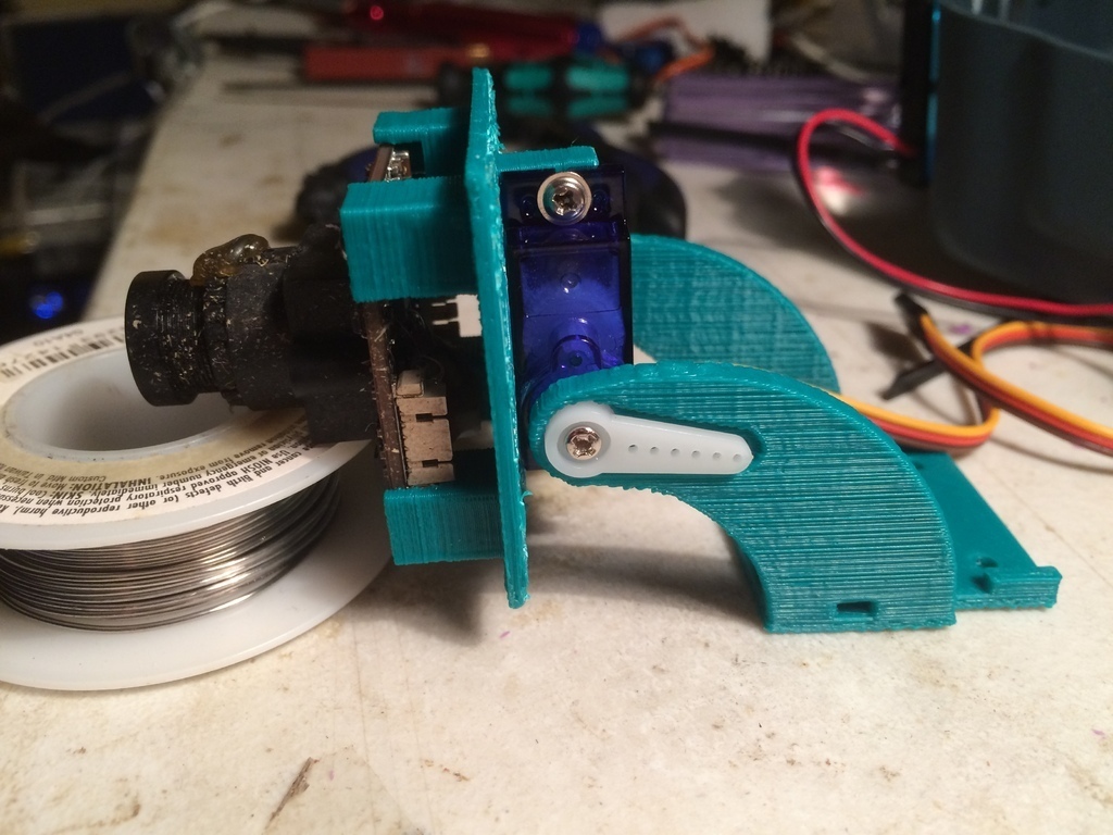 Free 3D file Camera Tilt Mount with servo・3D print model to download・Cults